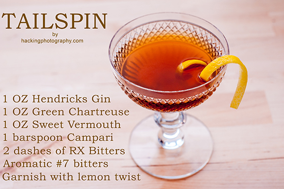 Cocktail recipes: How to make (and photograph) a Tailspin cocktail